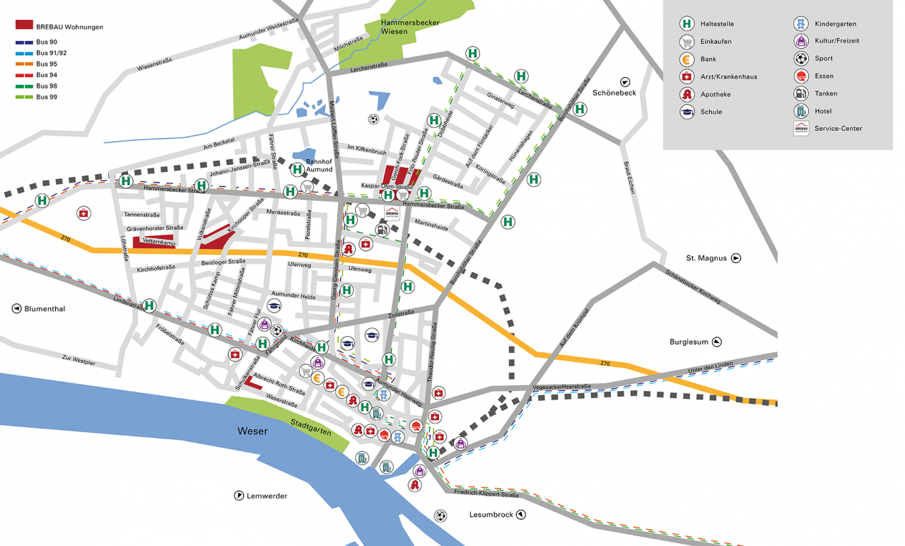 Stadtteil – Aumund – Vegesack | Brebau