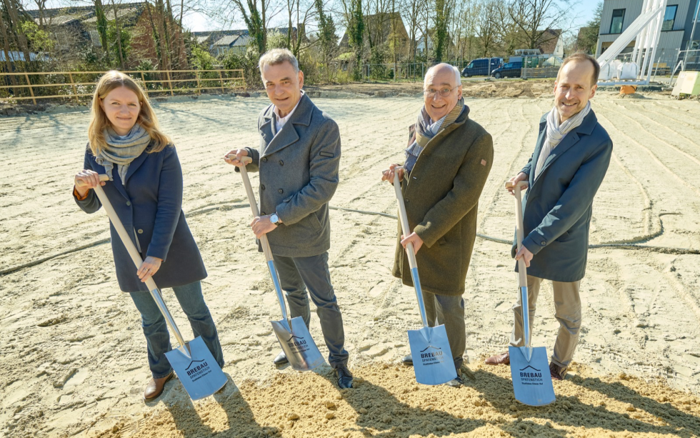 Spatenstich im Stadtleben Ellener Hof | Brebau